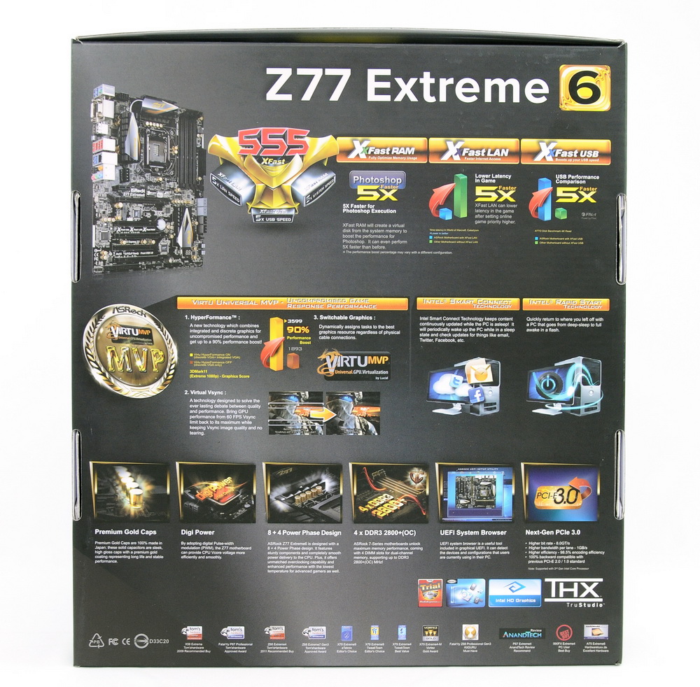【開箱】 ASRock Z77 Extreme6 + Intel Core i7-3770K完整效能測試 - 電蝦板 - WEB批踢踢。保證 ...