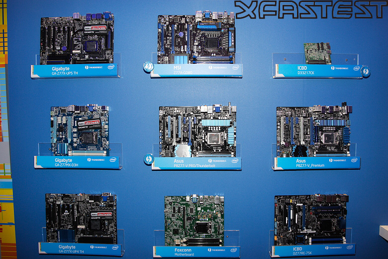 Intel展示出Thunderbolt介面與支援的產品-展示,的,Intel